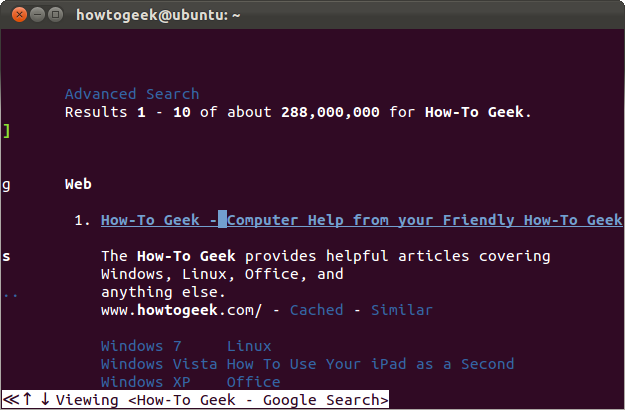 How to Browse From the Linux Terminal With W3M