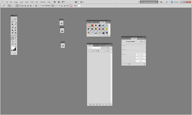 How To Customize Photoshop’s Panels, Shortcuts and Menus