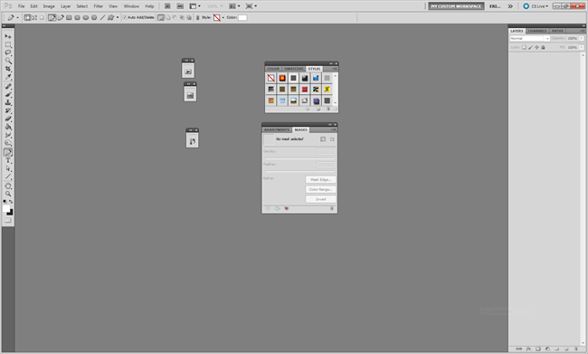 How To Customize Photoshop’s Panels, Shortcuts and Menus