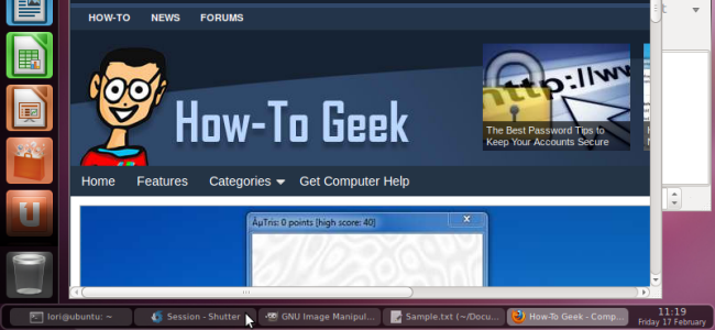 How to Add a Taskbar to the Desktop in Ubuntu 11.10
