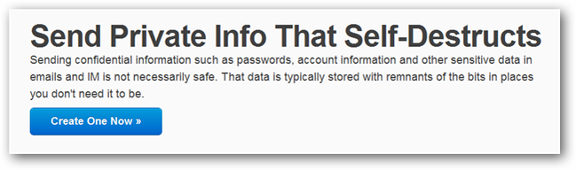 How to Send Self-Destructing Sensitive Information to Someone via Email