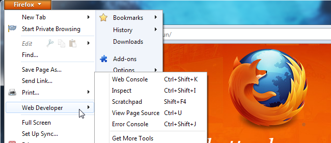 How To Use Firefox's Web Developer Tools