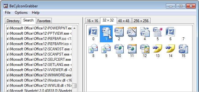 How to Extract High Quality Icons from Application Files