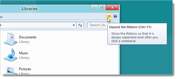 Using the New Windows Explorer Ribbon in Windows 8