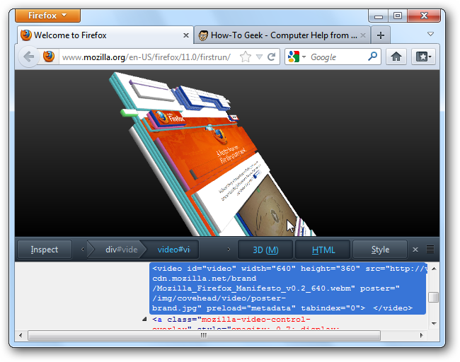 How to Use Firefox's Web Developer Tools to View Website Structures in 3D