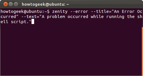 How to Make Simple Graphical Shell Scripts with Zenity on Linux