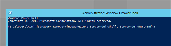 How to Turn the GUI Off and On in Windows Server 2012