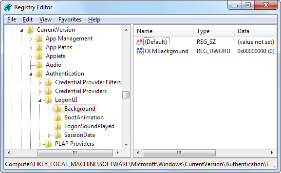 How to Set a Custom Login Screen Background on Windows 7