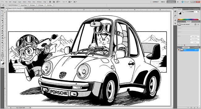 How To Remove The Background From a Drawing or Lineart