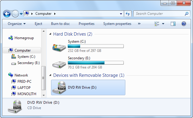 How to Share CD & DVD Drives Over the Network on Windows