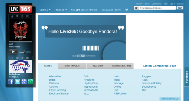 The Best Websites for Listening to Internet Radio and Downloading and ...