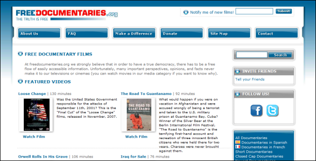 The Best Websites for Watching Free Documentaries
