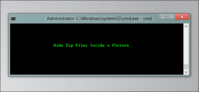 How to Hide Zip Files Inside a Picture Without any Extra Software in ...