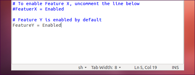 How to Comment Out and Uncomment Lines in a Configuration File
