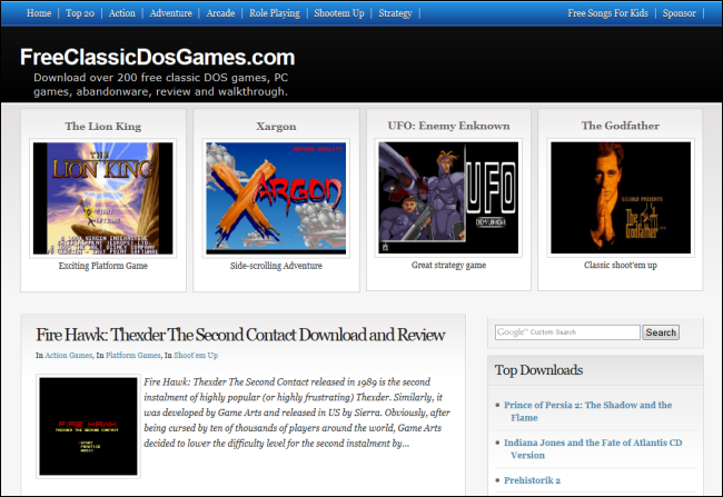 The Best Websites for Downloading and Playing Classic Games
