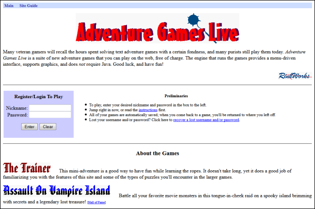 The Best Websites for Downloading and Playing Classic and New Text ...