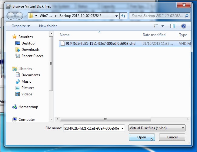 How To Extract Individual Files From a Windows 7 System Image Backup