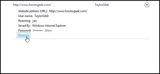 How to Manage Saved Passwords in Internet Explorer