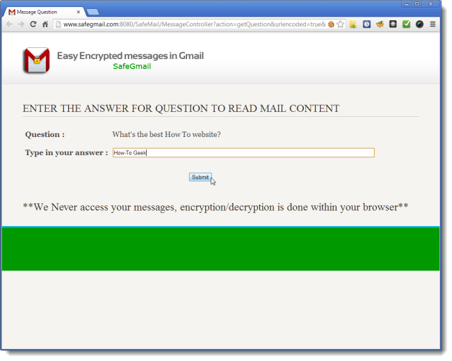 Send Encrypted Emails Through Gmail Using a Chrome Extension