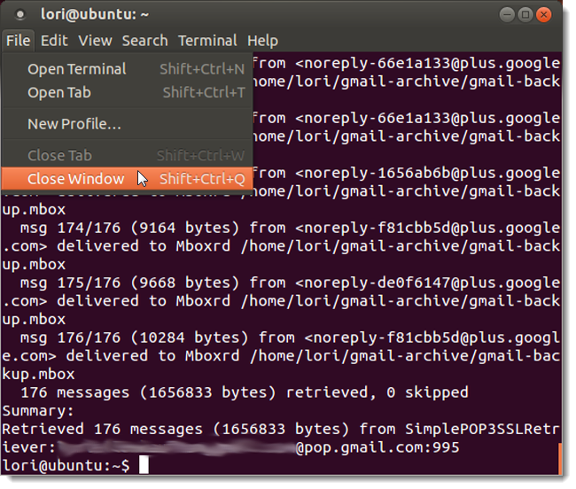 How to Backup Your Gmail Account Using Your Ubuntu PC