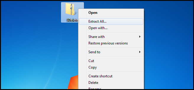 How To Overwrite Free Space Securely in Windows