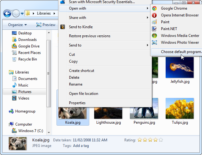 Beginner Geek: 7 Ways You Can Change Default Applications and File ...