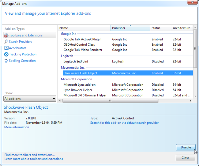 How to View and Disable Installed Plug-ins in Any Browser