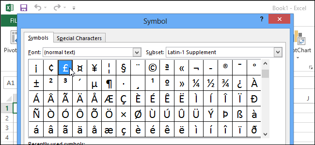 How To Assign Keyboard Shortcuts To Symbols In Excel 2013