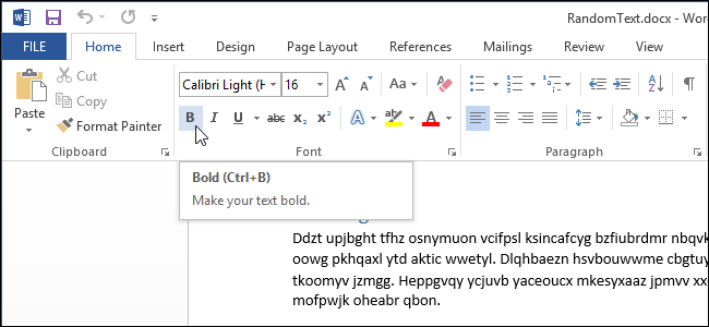 How to Add a Keyboard Shortcut to a Command in Word 2013