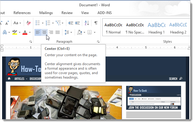 How to Add a Caption to an Image in Word 2013