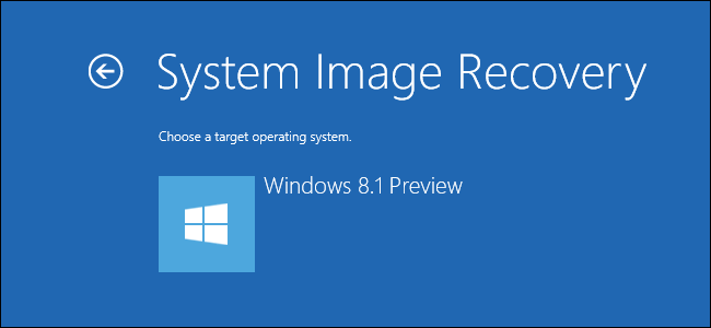 How to Create and Restore System Image Backups on Windows 8.1