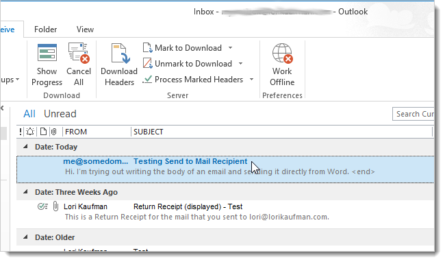 How to Send a Word Document as the Body of an Email Message