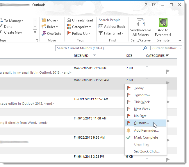 How to Add a Note to an Email Message in Outlook 2013