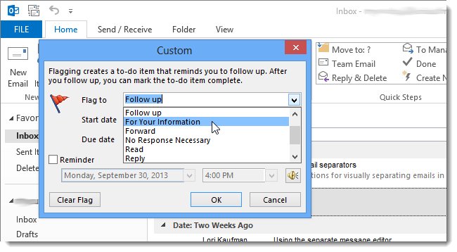 How to Add a Note to an Email Message in Outlook 2013