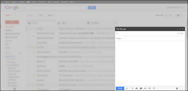 How to Get the Old Gmail Compose Window Back
