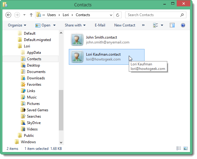 How to Import Contacts Into and Export Contacts From the Windows ...