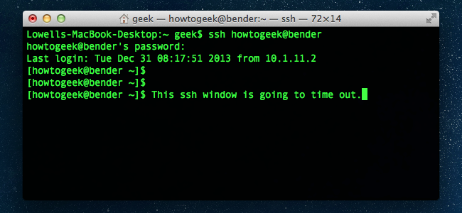 How To Disconnect From Ssh In A Terminal On Mac Os X