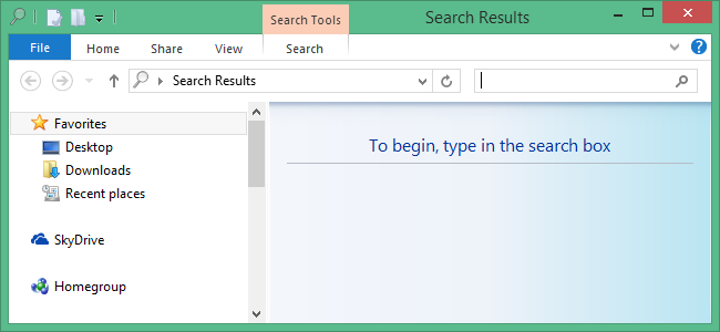 How to Create a Search Shortcut on the Desktop in Windows 8.1