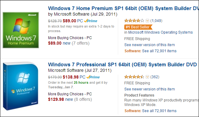 5 Ways to Get Windows 7 On Your New PC