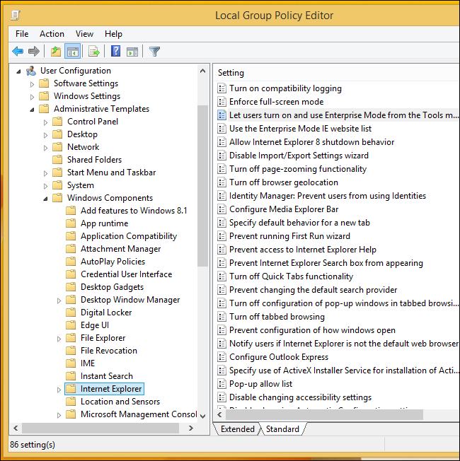 How to Enable and Use Internet Explorer 11's Enterprise Mode