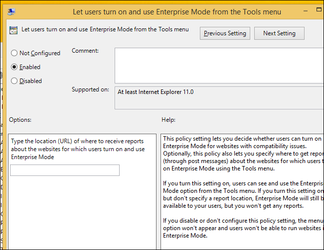 How to Enable and Use Internet Explorer 11's Enterprise Mode