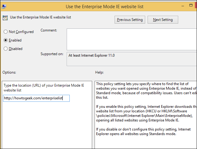 How to Enable and Use Internet Explorer 11's Enterprise Mode