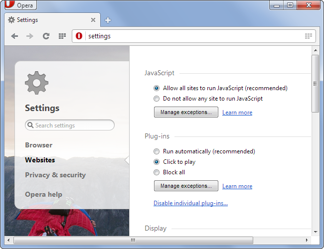 How to Modify Permissions for Individual Websites in All Browsers