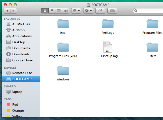 How to Share Files Between Mac OS X and Windows With Boot Camp