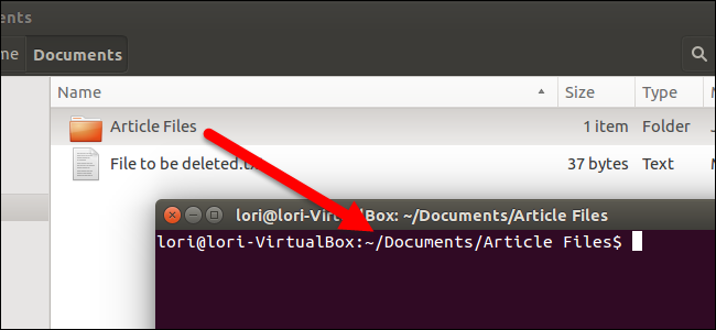 How To Open Terminal To A Specific Folder In Ubuntus File Browser
