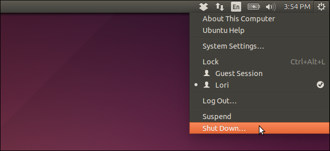 ubuntu logout