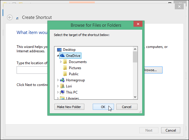 How to Add OneDrive to the Send To Context Menu in Windows 7 or 8.1