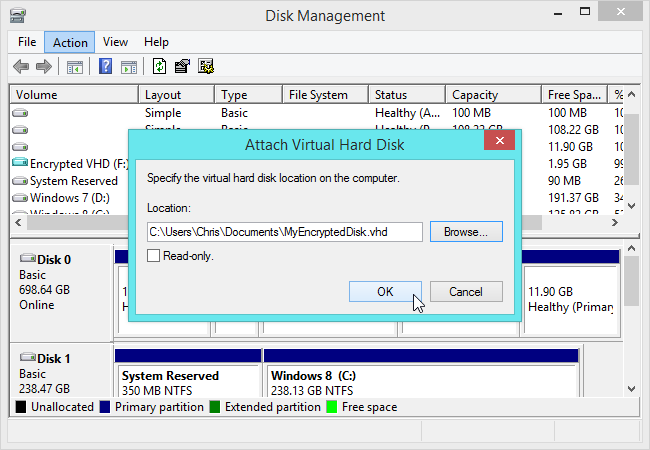 How to Create an Encrypted Container File With BitLocker on Windows