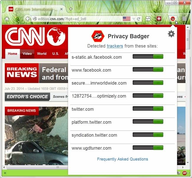 Block Spying and Tracking while Browsing with the Privacy Badger Extension