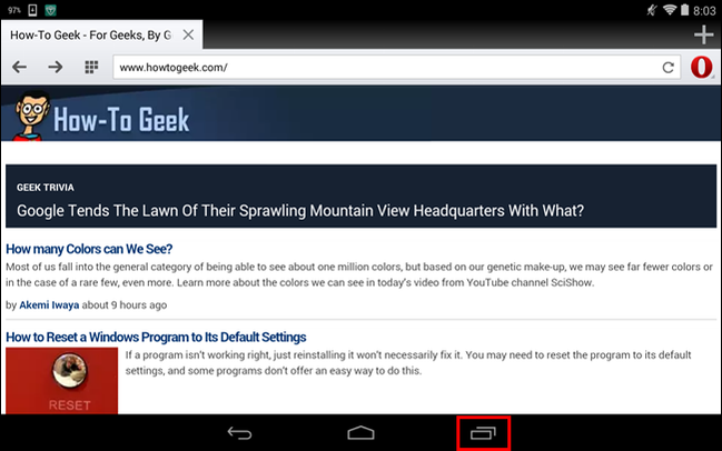 Beginner: How to Switch Among Open Apps on Your Android Device